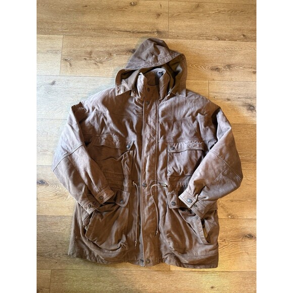 Jackets & Coats | Vintage Adventure Bound Jacket Mens Large Leather ...
